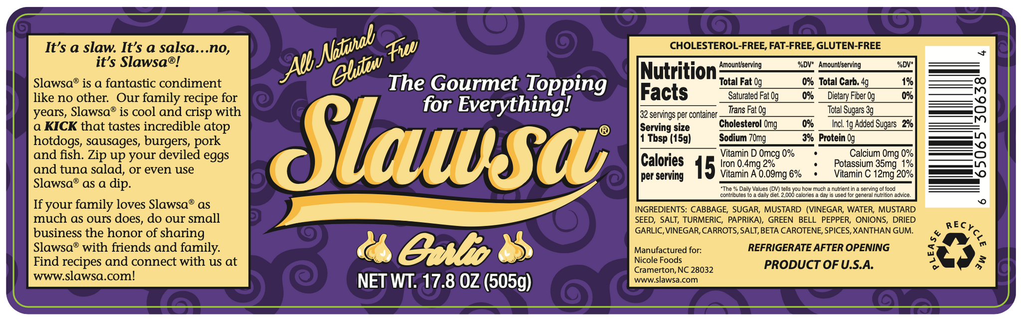 Slawsa - If you top it with Slaw or eat it with Salsa, you'll love it ...